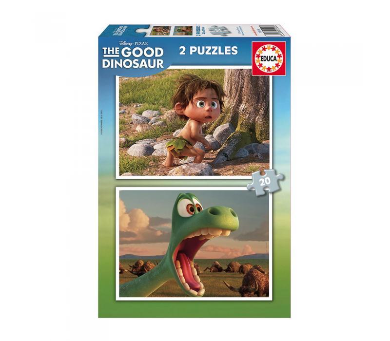 Educa Disney Dínó Tesó Puzzle 2x20 Darabos